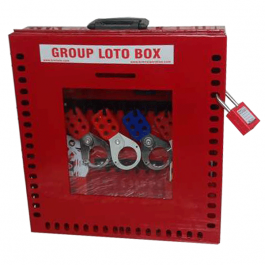 KRM LOTO –48H1P- PORTABLE/ wall mounted GROUP LOTO BOX ( without material )