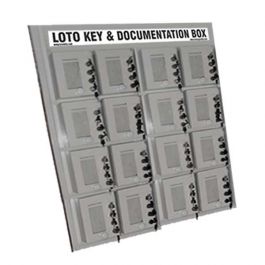 KRM LOTO – GROUP LOCKOUT BOX CABINET 4 LOCK WITH 16 BOXES