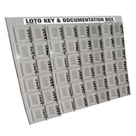 KRM LOTO – GROUP LOCKOUT BOX CABINET 4 LOCK WITH 48 BOXES