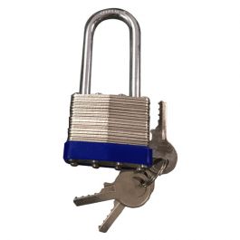LAMINATED PADLOCK WITH CAP