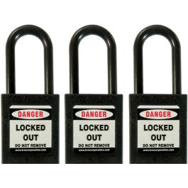 OSHA Safety Isolation Lockout Padlock - Nylon Shackle with Differ Key ...