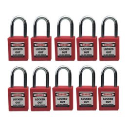 OSHA Safety Isolation Lockout Padlock - Metal Shackle with Differ Key ...
