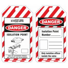 DANGER - ISOLATION POINT (SET OF 10 PCS)