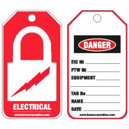 KRM LOTO ELECTRICAL TAG (SET OF 10 PCS)