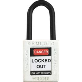 OSHA Safety Isolation Lockout Padlock - Nylon Shackle with Alike Key