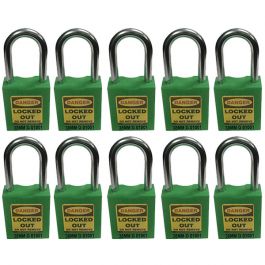 OSHA Safety Lock Tag Padlock - Metal Shackle with Differ Key and Master ...