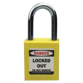 OSHA Safety Isolation Lockout Padlock - Metal Shackle with Differ Key ...
